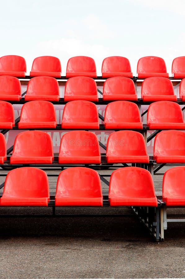 Regular red seats stock photo. Image of letter, bottom - 30647830
