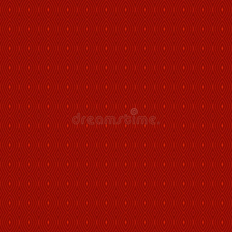 Regular Seamless Diamond Pattern Red with Outlines Stock Illustration ...