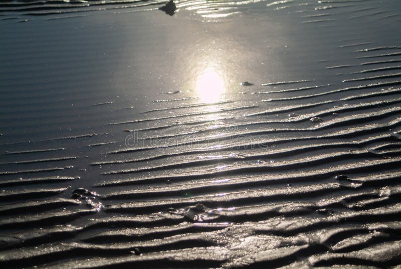 Regular Shaped on the Beach Sand Stock Photo - Image of seascape ...