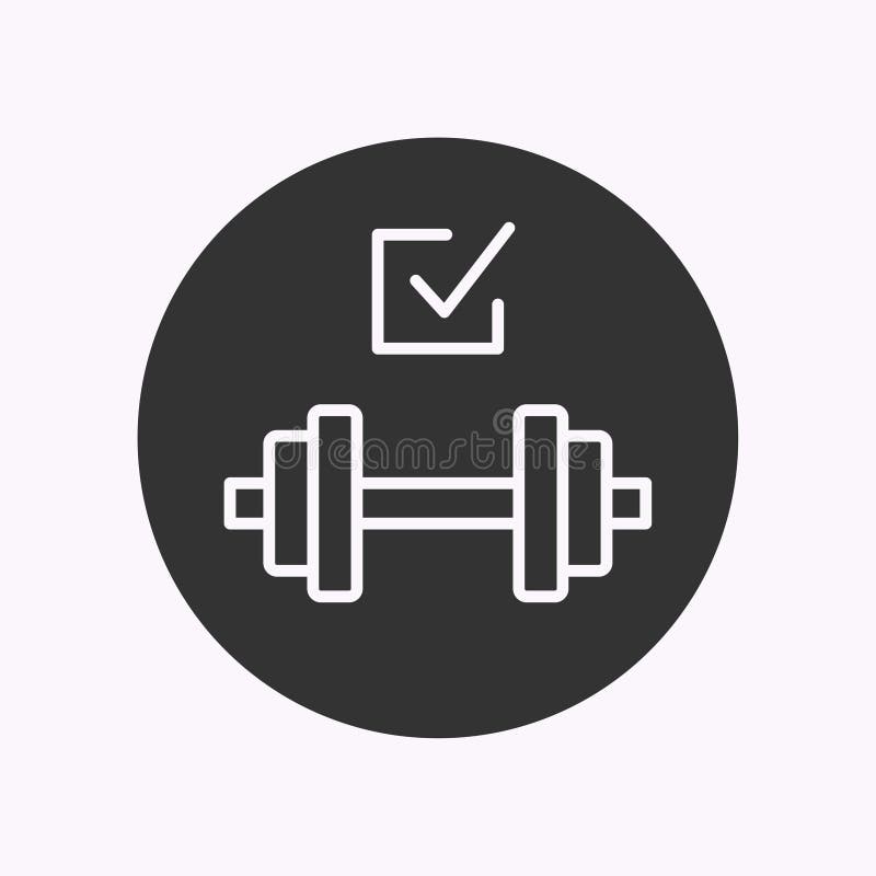 Regular Sport Exercises Glyph Icon on White Background. Vector ...