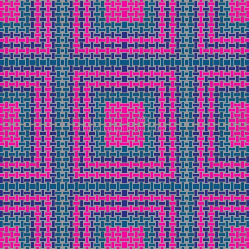 Regular Squares and Rectangles Pattern Magenta Turquoise Green Purple ...