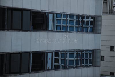 Regular Vertical and Horizontal Lines of Windows and Balconies, an ...