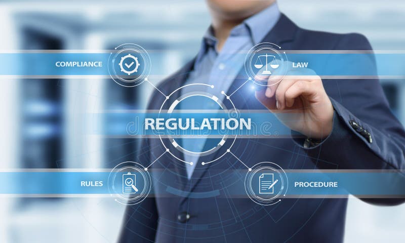 Regulation Compliance Rules Law Standard Business Technology Concept ...