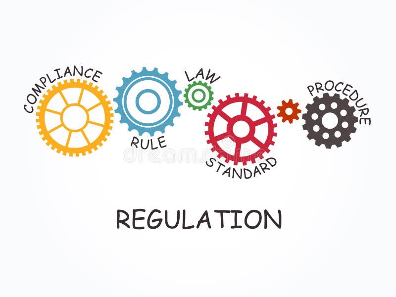 Regulation Infographic 10 Steps Bubble Stock Vector - Illustration of ...
