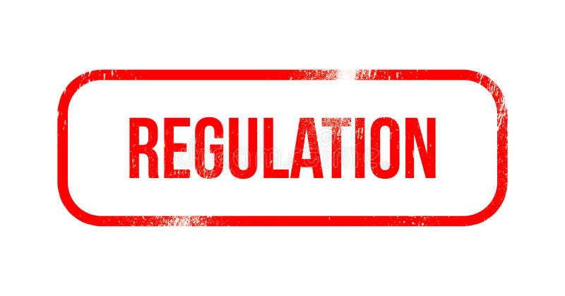 Regulation - Red Grunge Rubber, Stamp Stock Illustration - Illustration ...