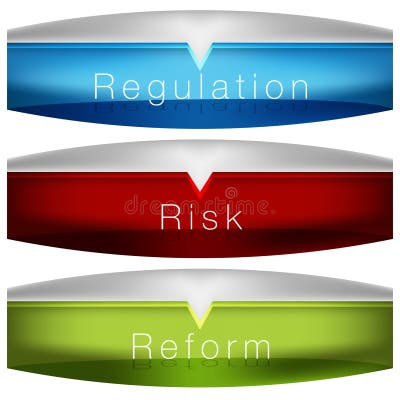 Regulation Risk Reform Chart Stock Vector - Illustration of management ...
