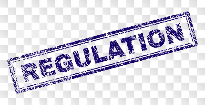 Grunge REGULATION Rectangle Stamp Stock Vector - Illustration of ...