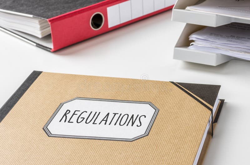 Compliance and Regulations stock image. Image of file - 41313423