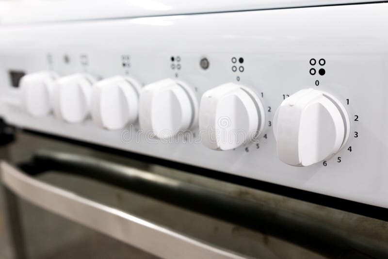 Regulator on the Control Panel of Household Appliances Stock Image ...
