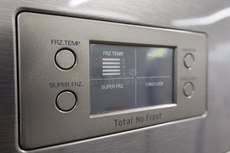 Regulator on the Control Panel of Household Appliances Stock Image ...