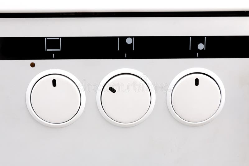 Regulator on the Control Panel of Household Appliances Stock Photo ...