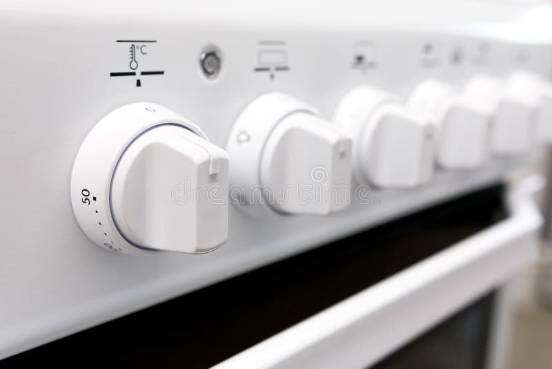 Regulator on the Control Panel of Household Appliances Stock Photo ...