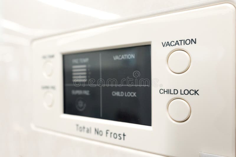 Regulator on the Control Panel of Household Appliances Stock Photo ...