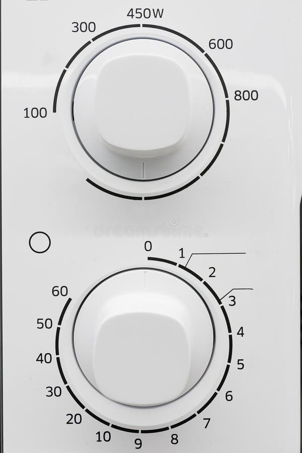 Regulator on the Control Panel of Household Appliances Stock Photo ...