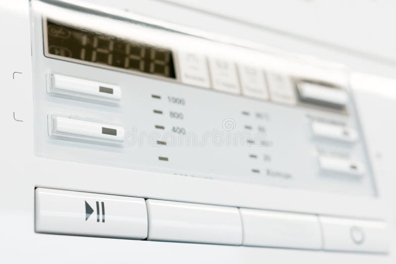 Regulator on the Control Panel of Household Appliances Stock Photo ...