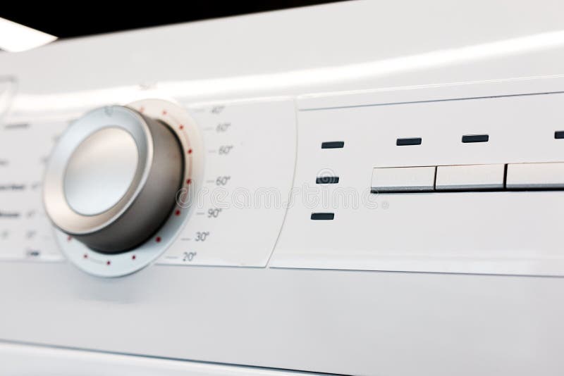 Regulator on the Control Panel of Household Appliances Stock Photo ...
