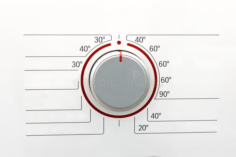 Regulator on the Control Panel of Household Appliances Stock Image ...