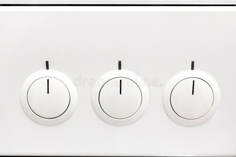 Regulator on the Control Panel of Household Appliances Stock Photo ...