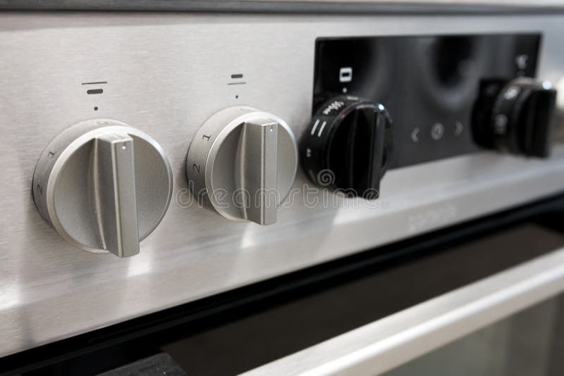 Regulator on the Control Panel of Household Appliances Stock Photo ...