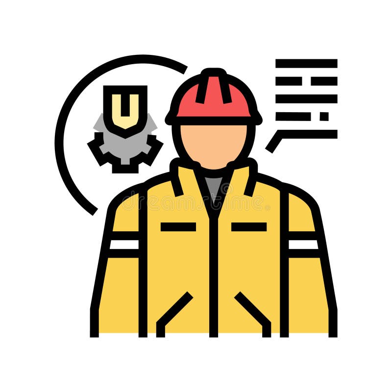 Regulator Scientist Worker Color Icon Vector Illustration Stock Vector ...