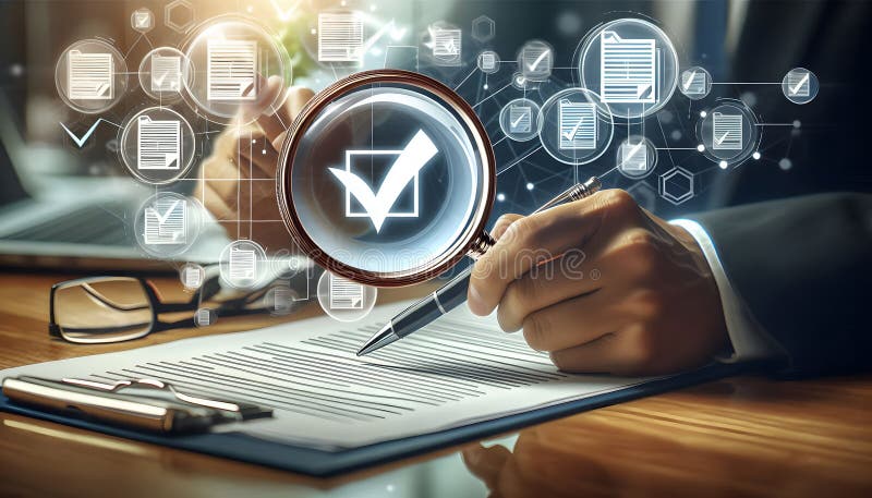 Regulatory Compliance Review and Approval Stock Illustration ...