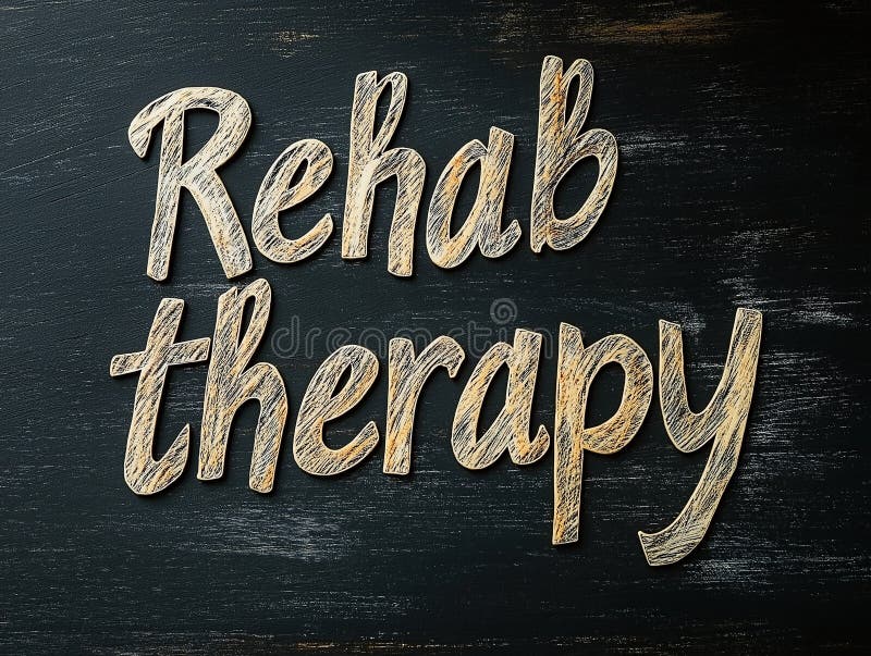 Rehab Therapy Text Written Blackboard Stock Photos - Free & Royalty ...