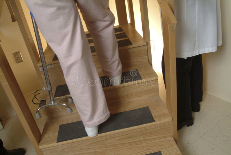 Rehabsteps stock photo. Image of help, helper, aiding - 4222168