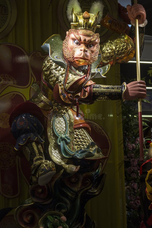 Rei do macaco - Sun Wukong imagem de stock. Imagem de budista - 90655249