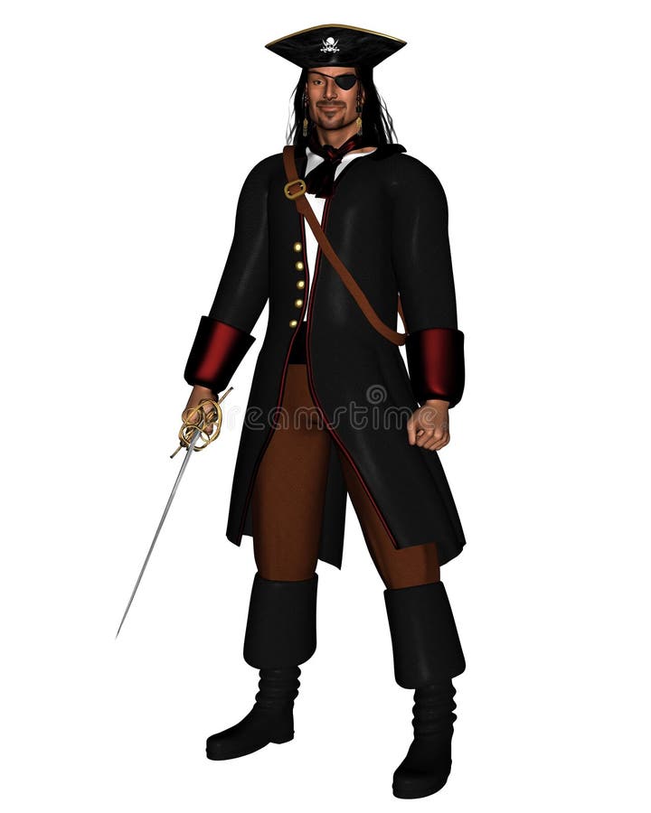 Rei do pirata ilustração stock. Ilustração de pirata - 16032773