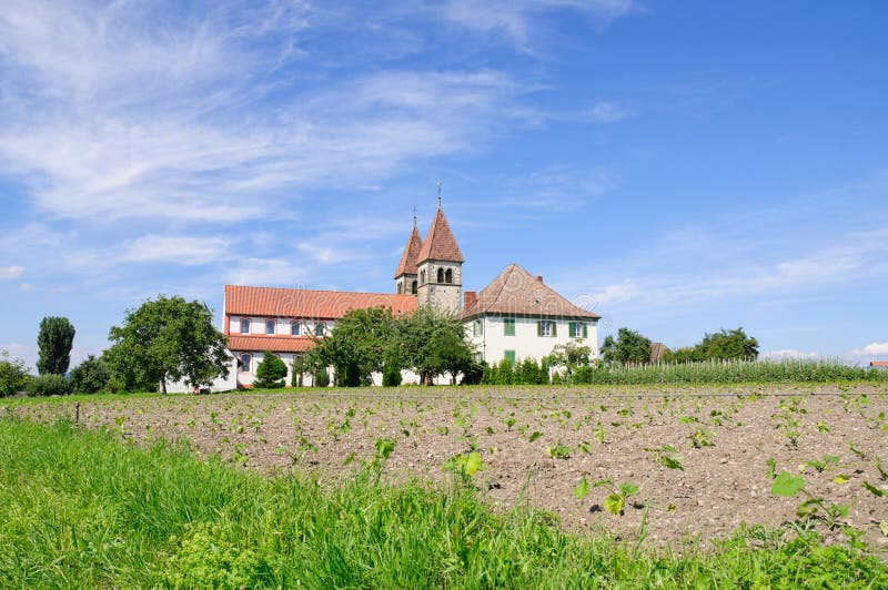 Reichenau, Germany stock photo. Image of sunny, church - 16956744