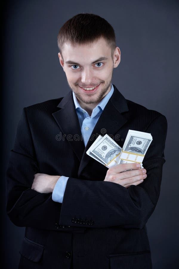 Reicher Mann stockfoto. Bild von steckfassung, mann, spielen - 6288356