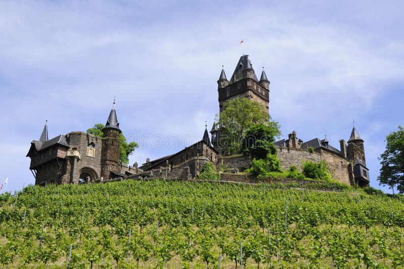 Reichsburg in Cochem, Germany Stock Image - Image of germany, tourist ...