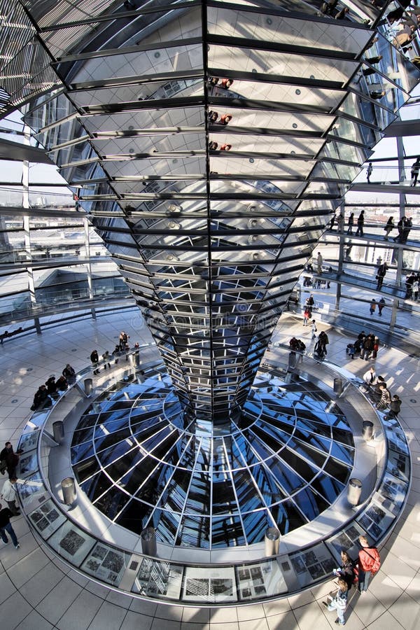 The Reichstag in Berlin editorial photography. Image of inside - 26595047