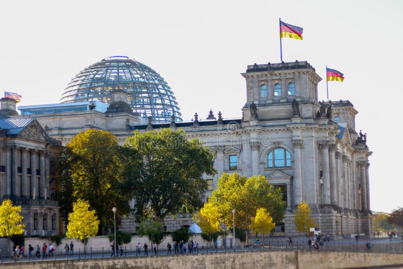 Reichstag Building at Sunset, Berlin, Germany Editorial Stock Photo ...