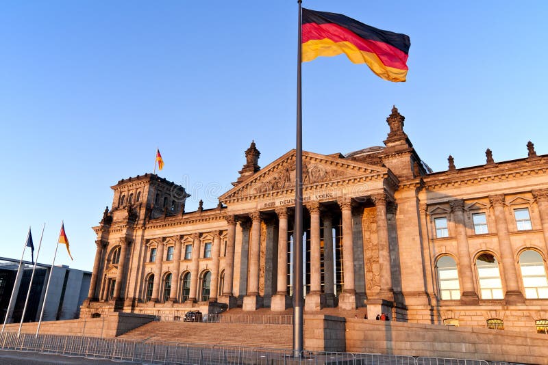 Reichstag - Bundestag stock image. Image of bundestag - 24230489