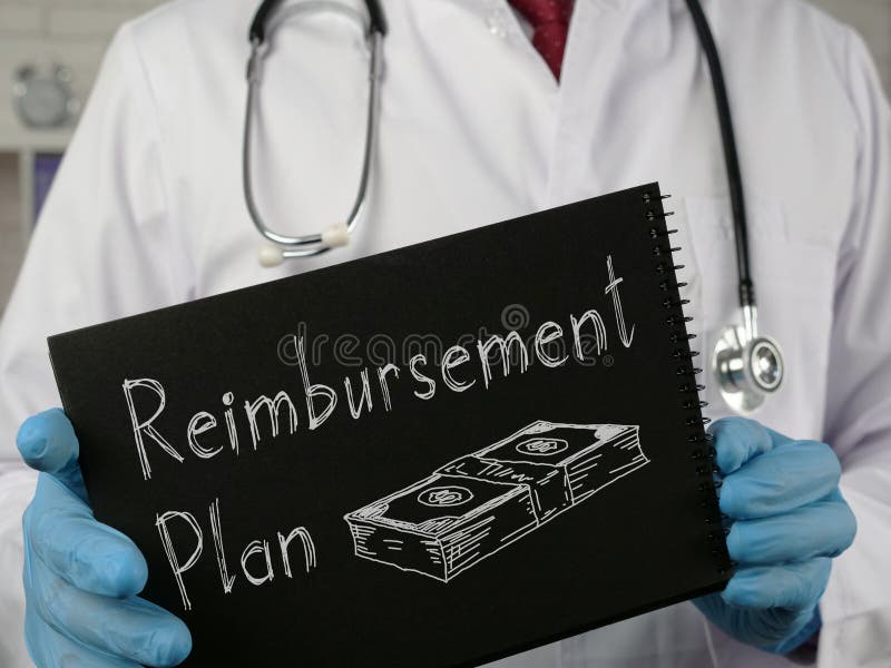 Reimbursement Plan is Shown on the Business Photo Using the Text Stock ...