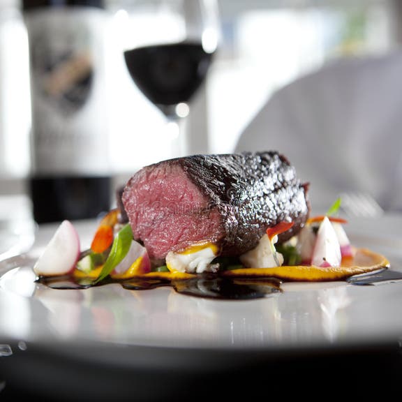 Reindeer fillet stock image. Image of dish, served, roasted - 22342025