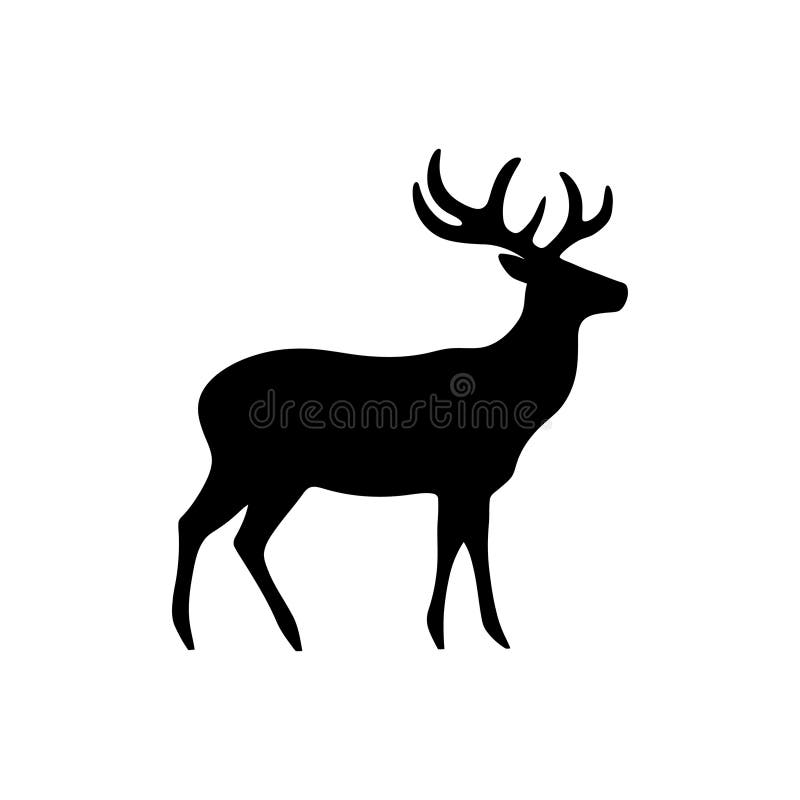 Reindeer Icon stock vector. Illustration of vector, christmas - 297319090