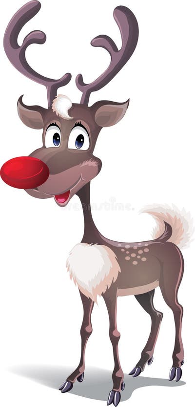 Cartoon Rudolph Face Stock Illustrations – 815 Cartoon Rudolph Face ...