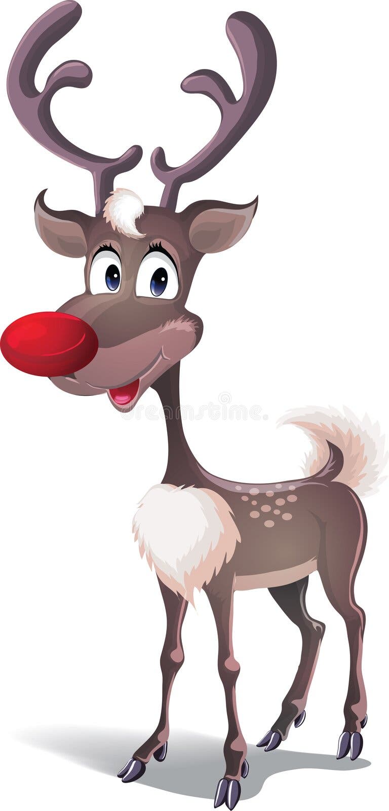 Cartoon Reindeer Rudolph Stock Illustrations – 4,134 Cartoon Reindeer ...