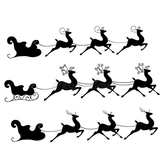 Reindeer Side Stock Illustrations – 936 Reindeer Side Stock ...