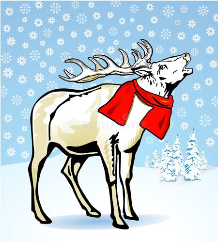 Reindeer Mouth Open Stock Illustrations – 61 Reindeer Mouth Open Stock ...