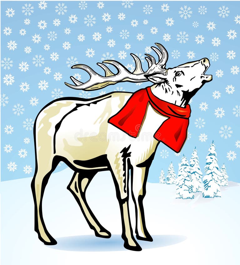 Reindeer Mouth Open Stock Illustrations – 61 Reindeer Mouth Open Stock ...