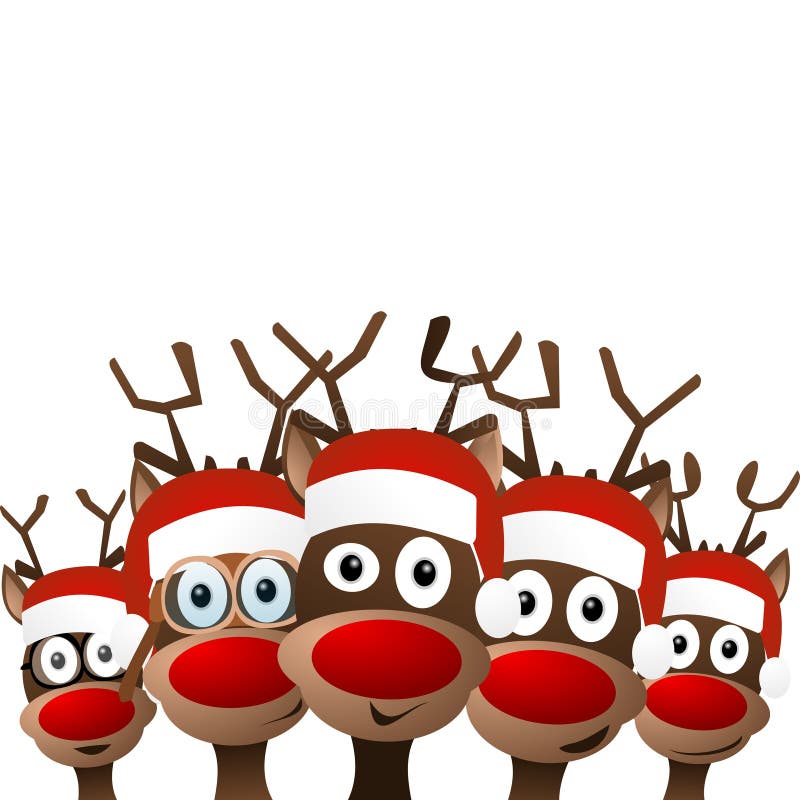 Reindeer Team Stock Illustrations – 1,389 Reindeer Team Stock ...