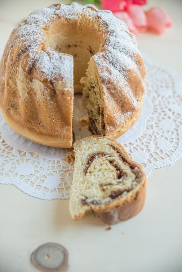 Reindling, German Easter Cake Stock Photo - Image of fresh, homemade ...