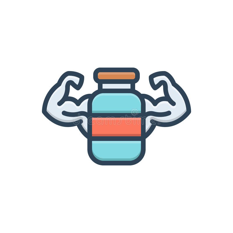 Color Illustration Icon for Reinforce, Bolster and Build Stock ...