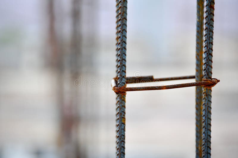 Reinforce Iron Rack in a Construction Site Stock Photo - Image of mesh ...