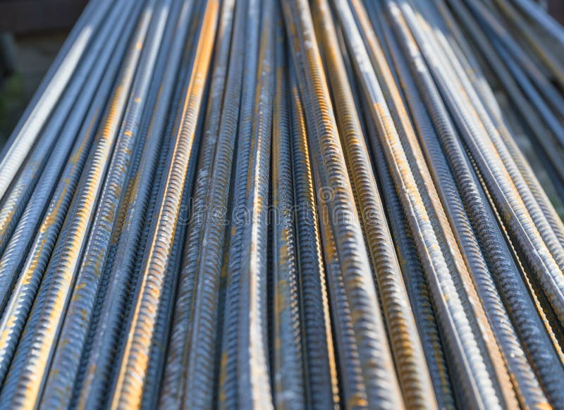 Reinforce steel iron rod stock photo. Image of reinforcement - 143288120