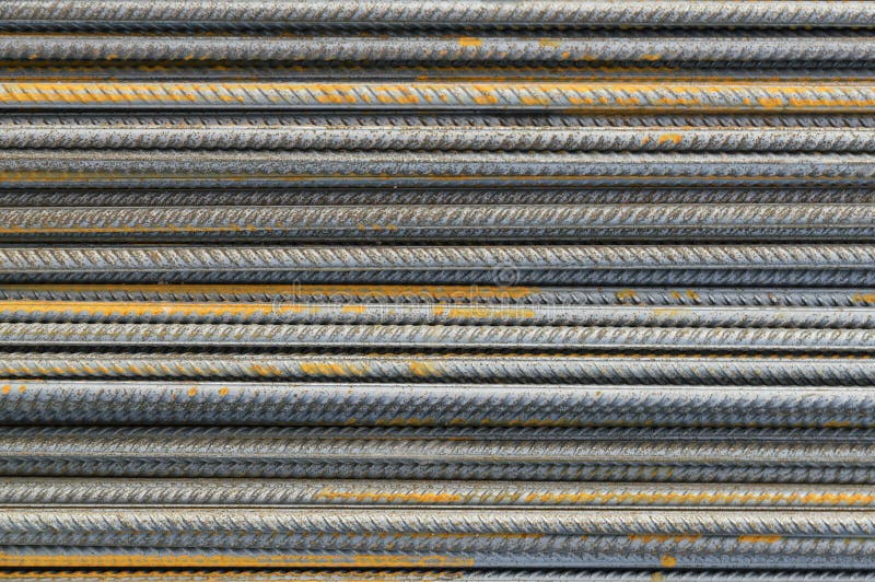 Steel Rods Reinforcement Bars Isolated White Background Used Stock ...