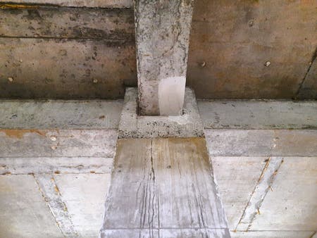 Reinforced Concrete Beam and Column Structure Stock Photo - Image of ...